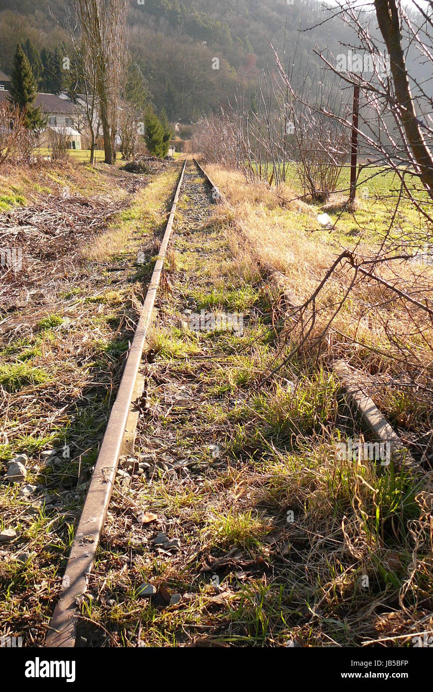 rail traffic roadbed Stock Photo - Alamy