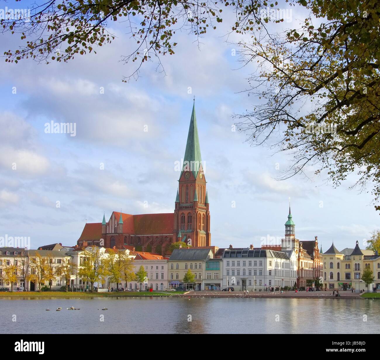 Schwerin cathedral of st marien and st johannis hi-res stock ...