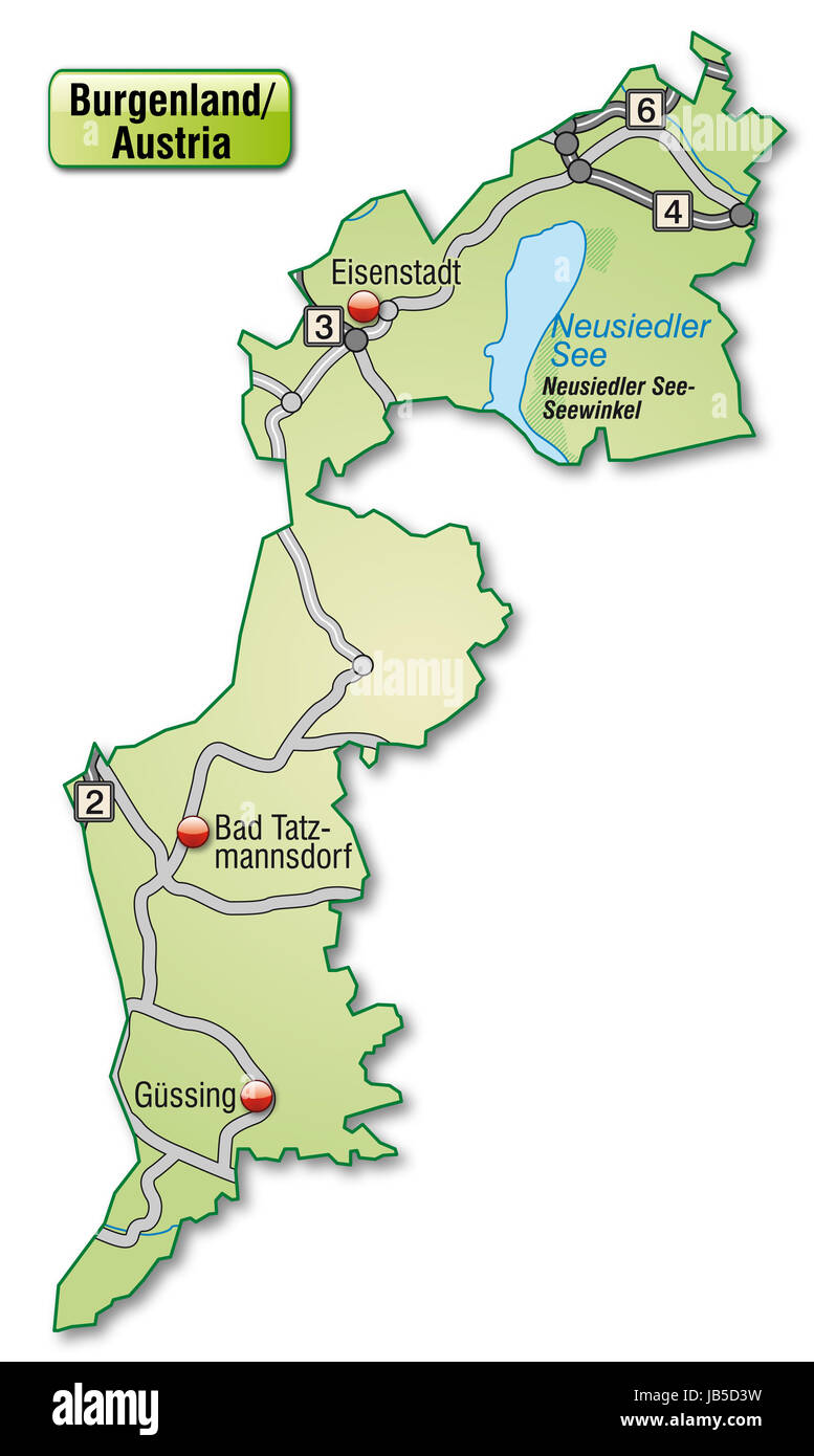 Die Karte ist modern gestaltet und enthält alle wichtigen ...