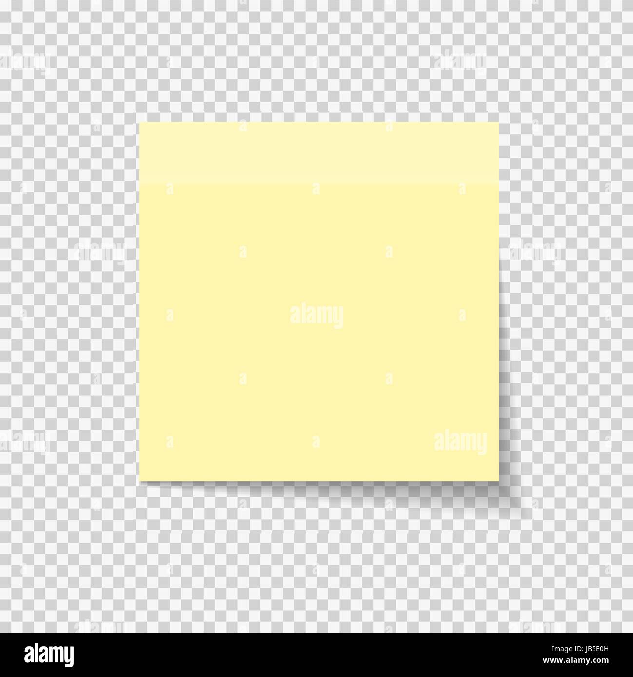 Sticky Paper Note on Transparent Background Vector Illustration EPS10 ...