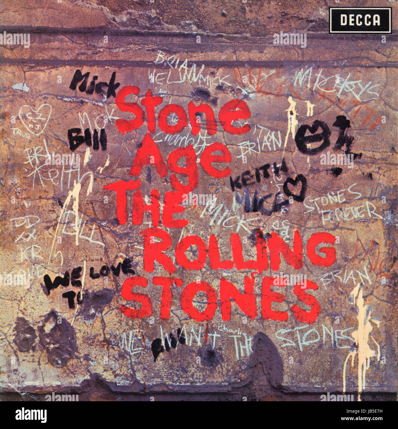 The Rolling Stones album compilation Stone Age, on Decca, 1971. Scanned ...
