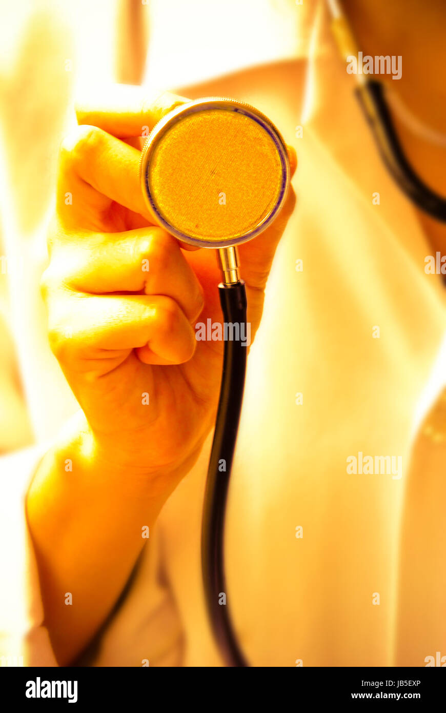 Doctor and stethoscope Stock Photo - Alamy