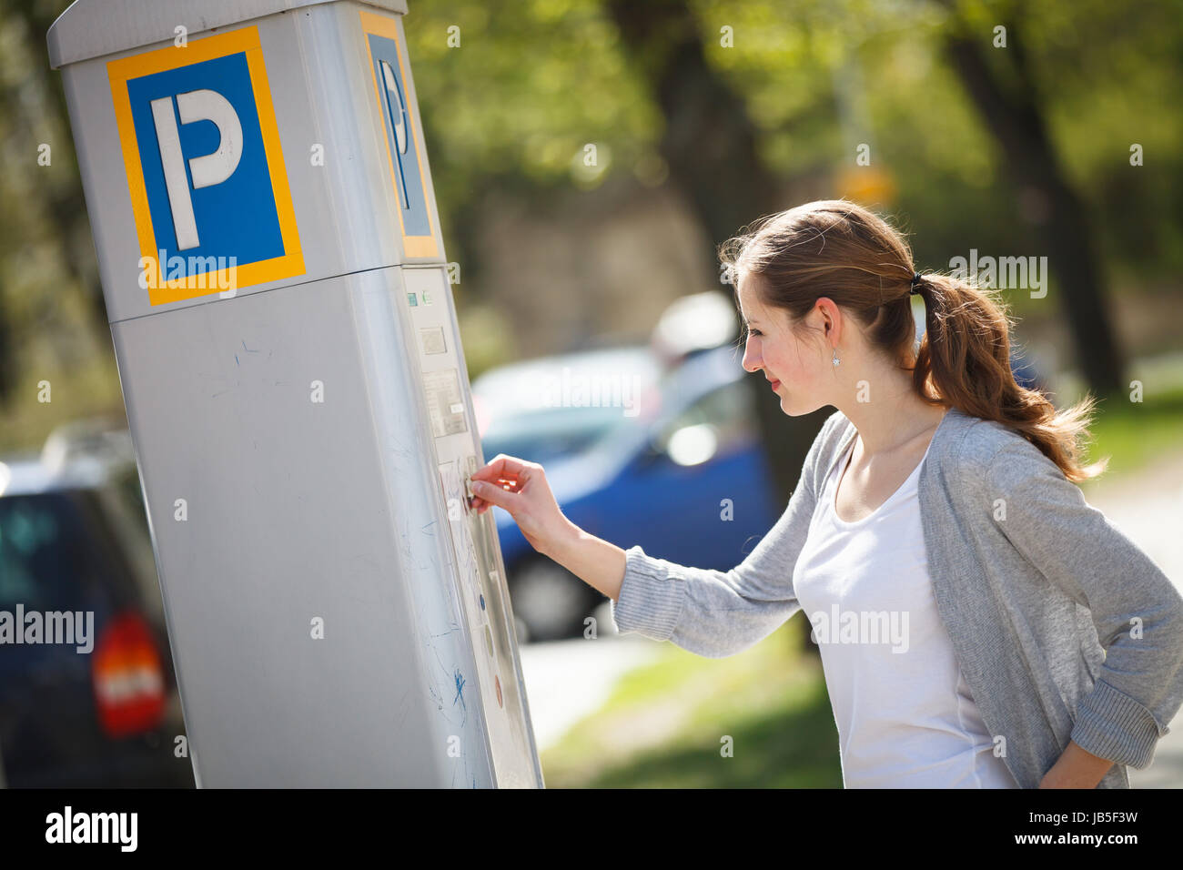 Paying parking fine hi-res stock photography and images - Alamy