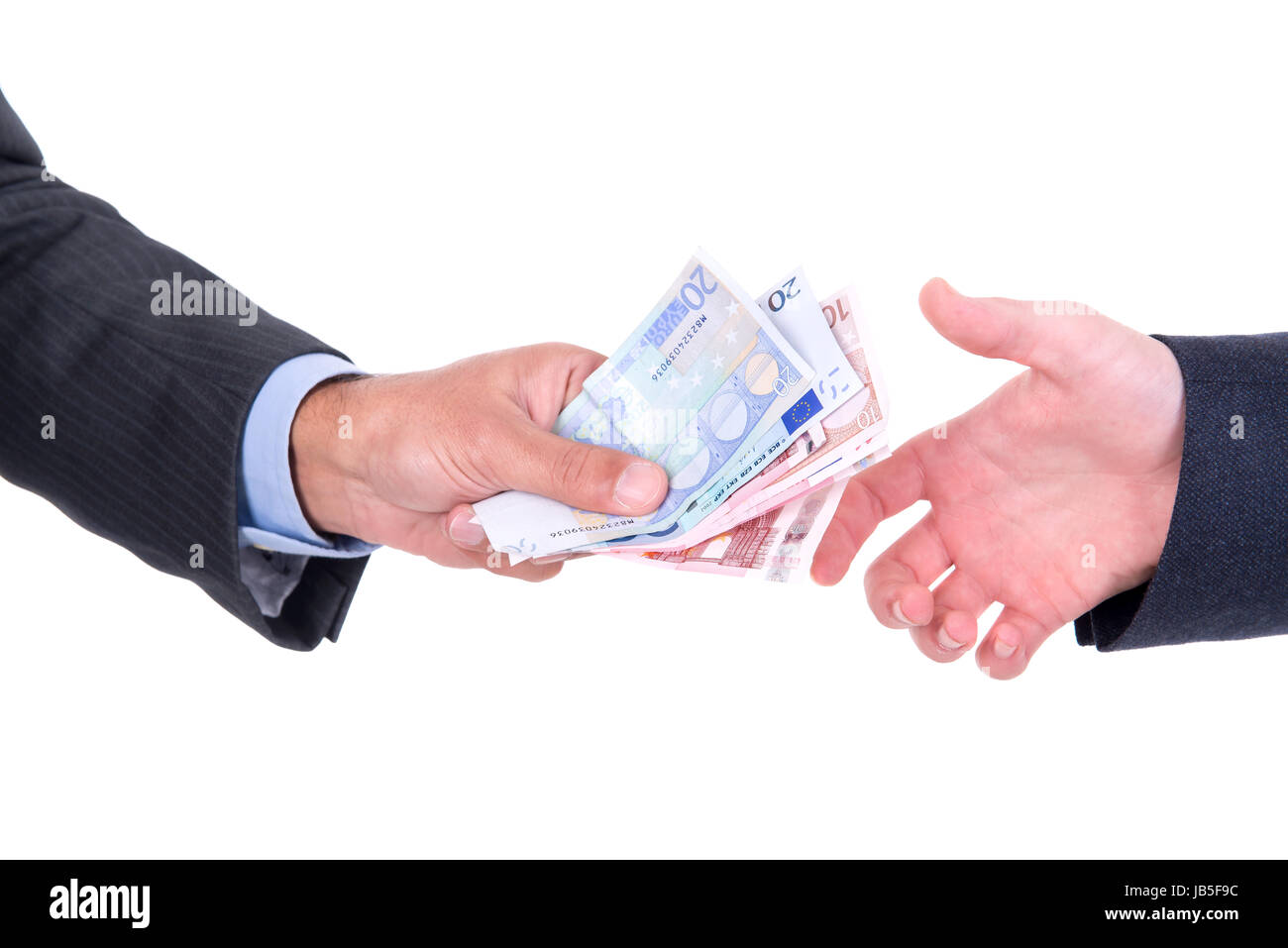 Wealth changing hands hi-res stock photography and images - Alamy