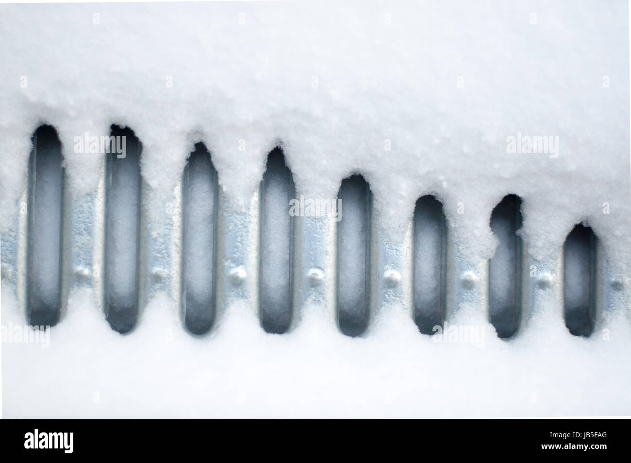 snow on grid Stock Photo - Alamy