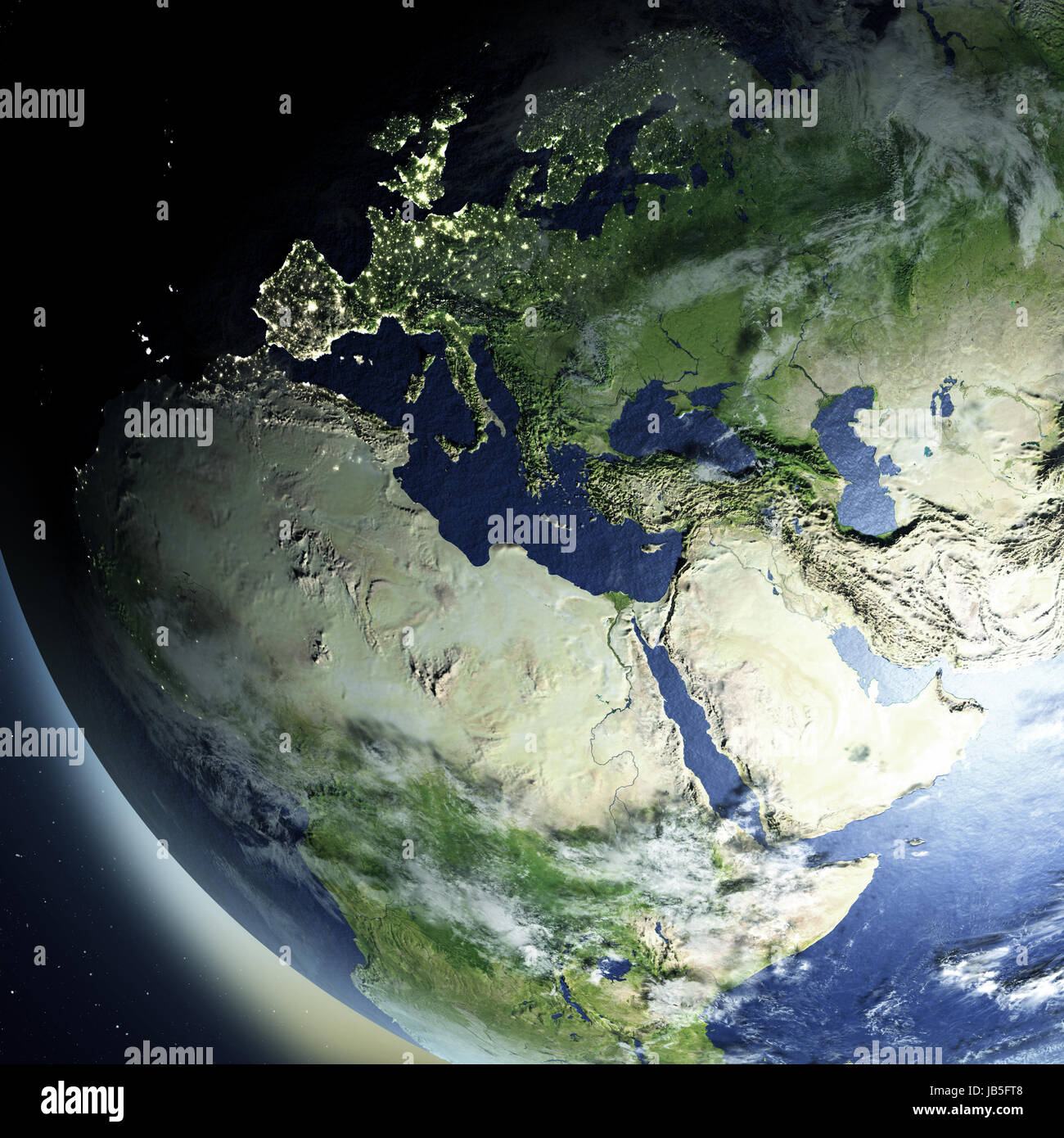 Emea Map Illustration High Resolution Stock Photography and Images - Alamy