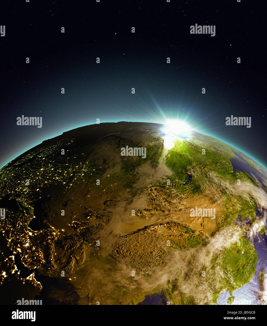 Central asia nasa hi-res stock photography and images - Alamy