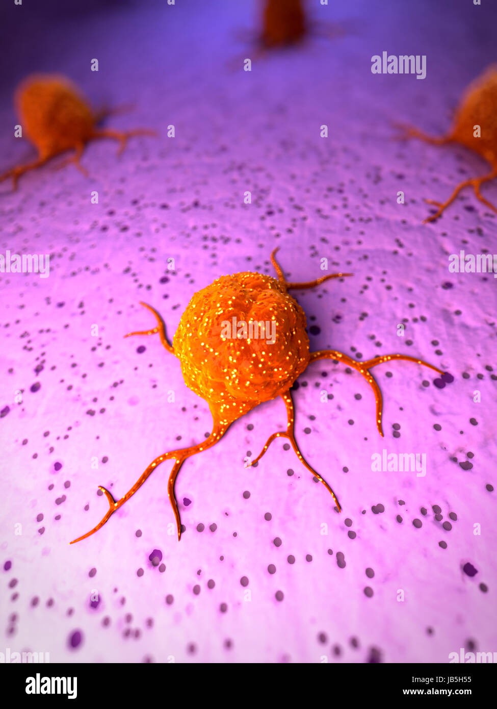 3d rendered illustration of a cancer cell Stock Photo - Alamy