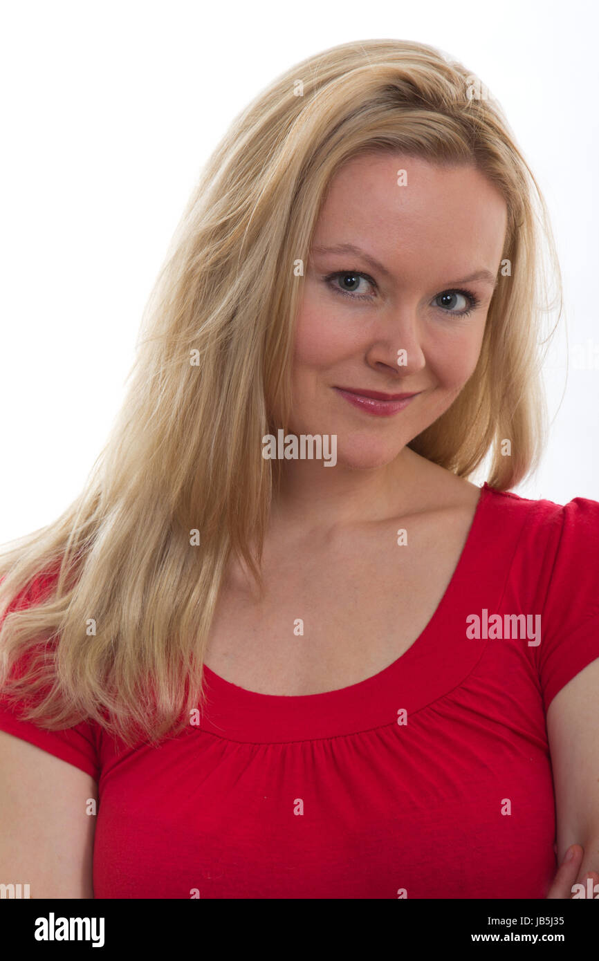 Beautiful danish caucasian woman in her thirties Stock Photo - Alamy