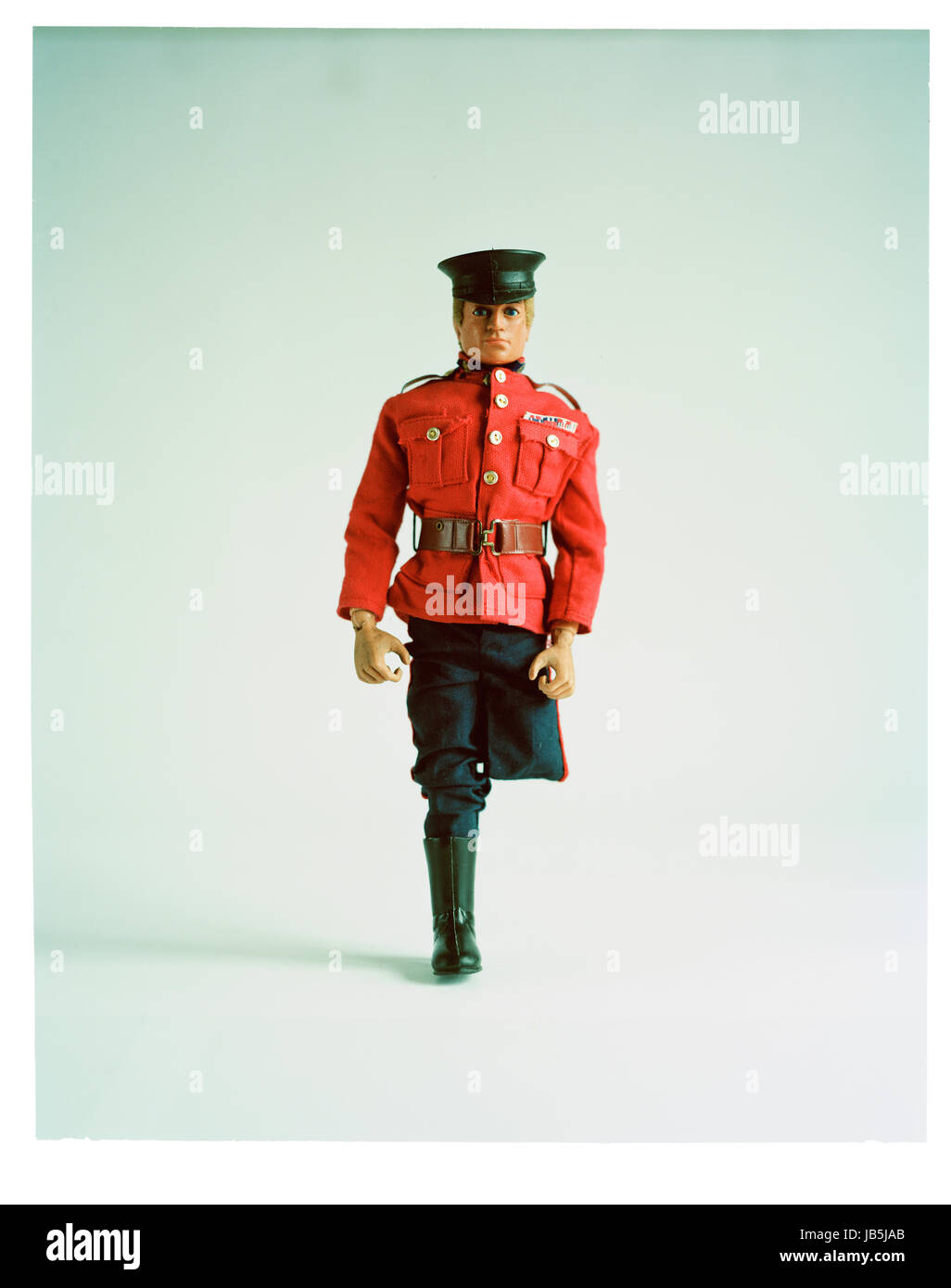 One legged Action man Stock Photo - Alamy