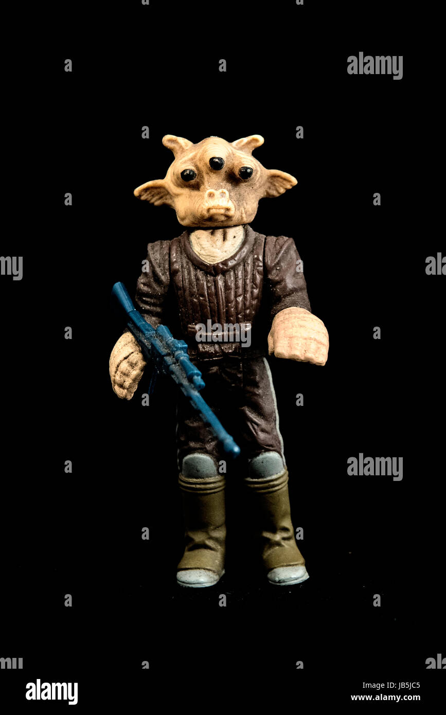 Star Wars Vintage “Ree-Yees” figure Stock Photo - Alamy