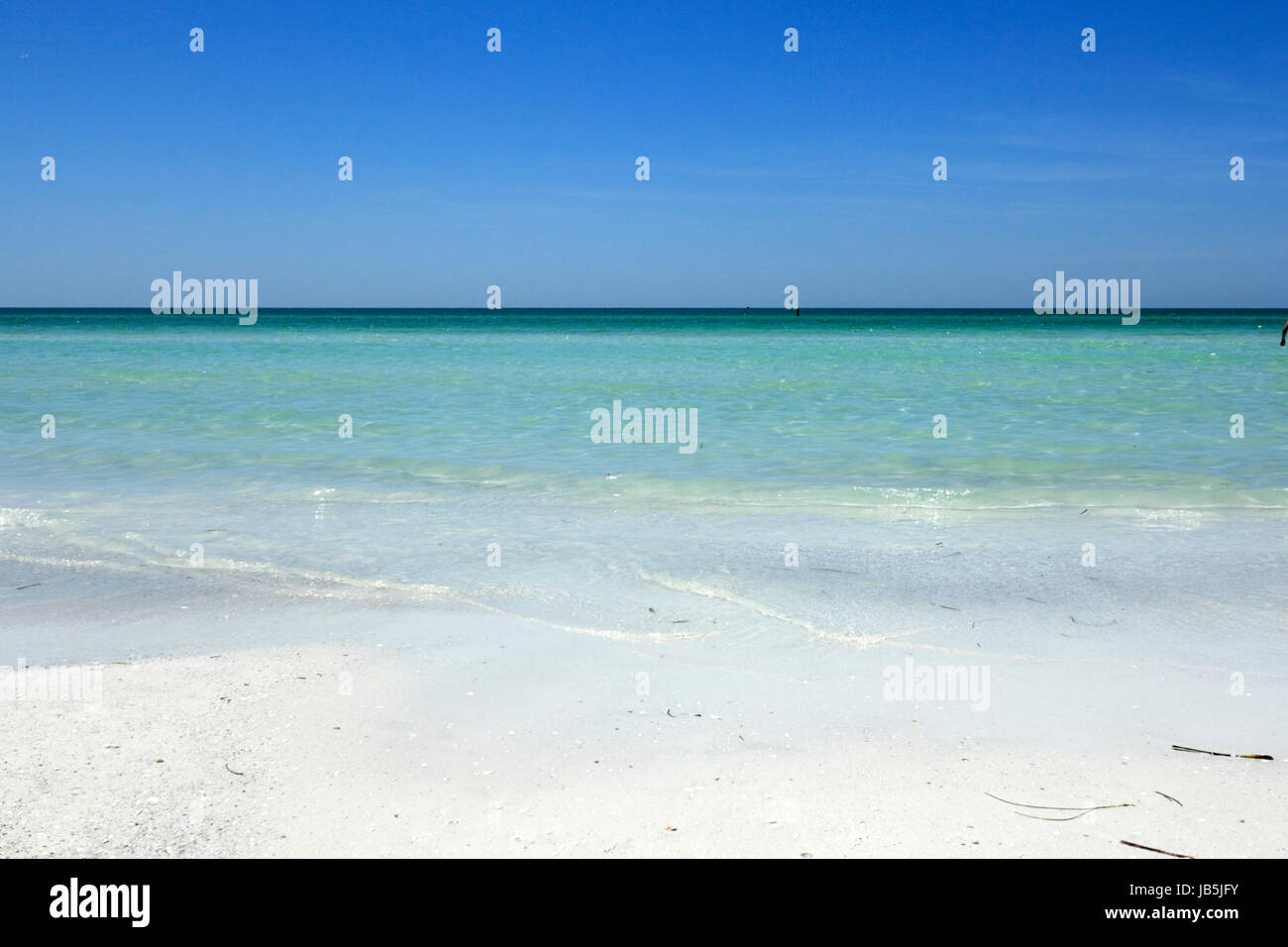 SIESTA KEY, FLORIDA - MAY 9, 2013: Beautiful distant view of calm ...