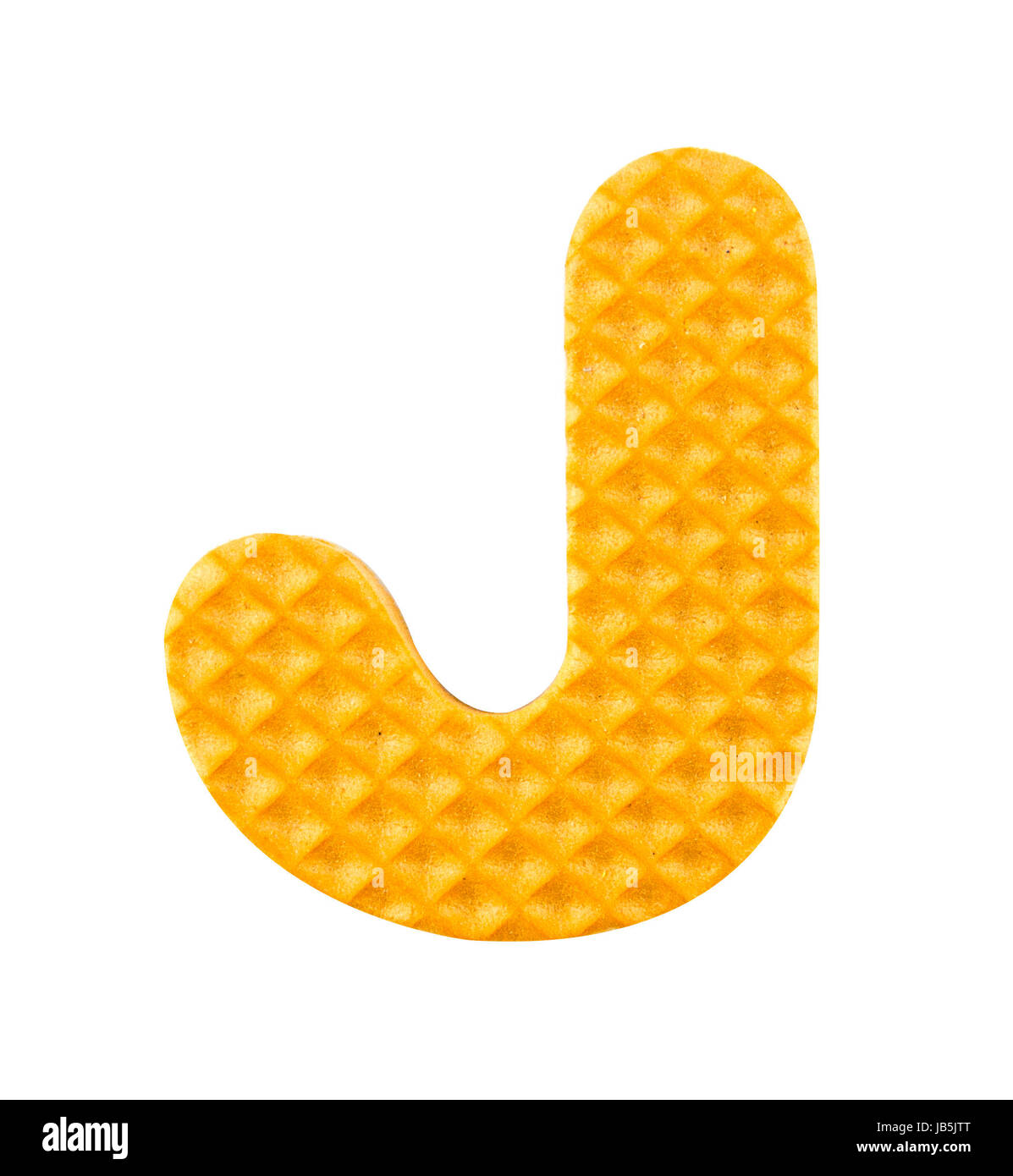 J letter, Alphabet isolated on white background , with clipping path ...