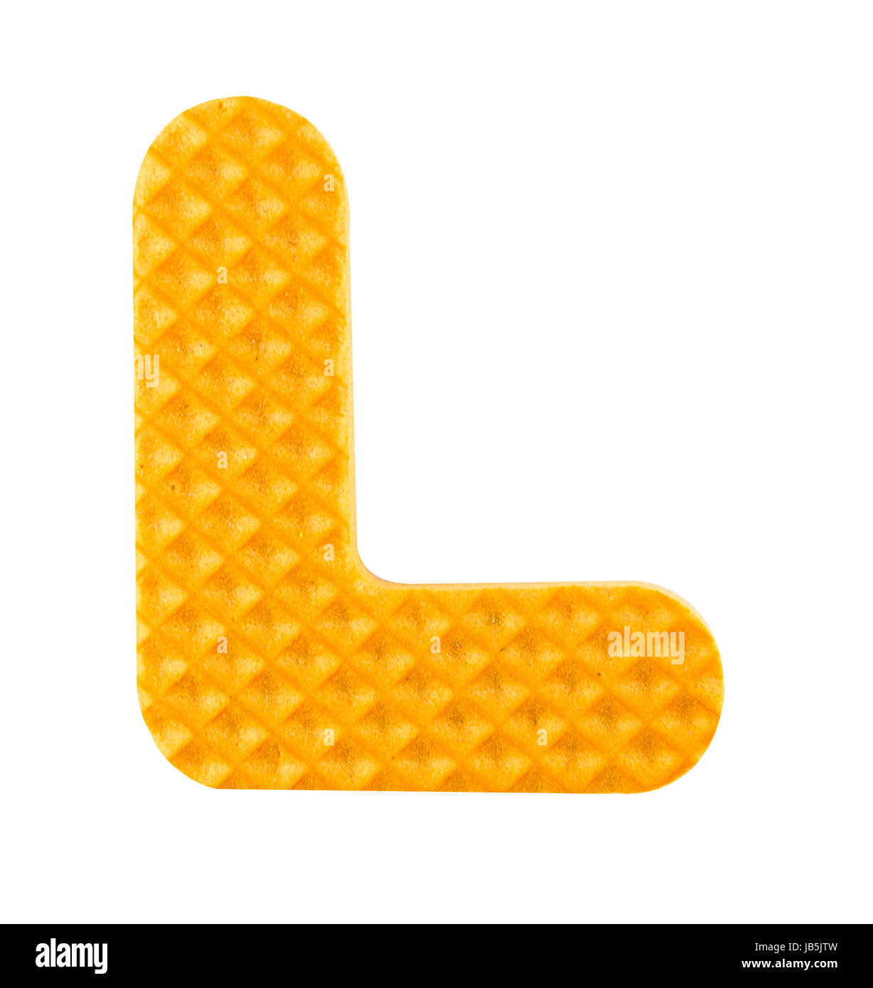 L letter, Alphabet isolated on white background , with clipping path ...