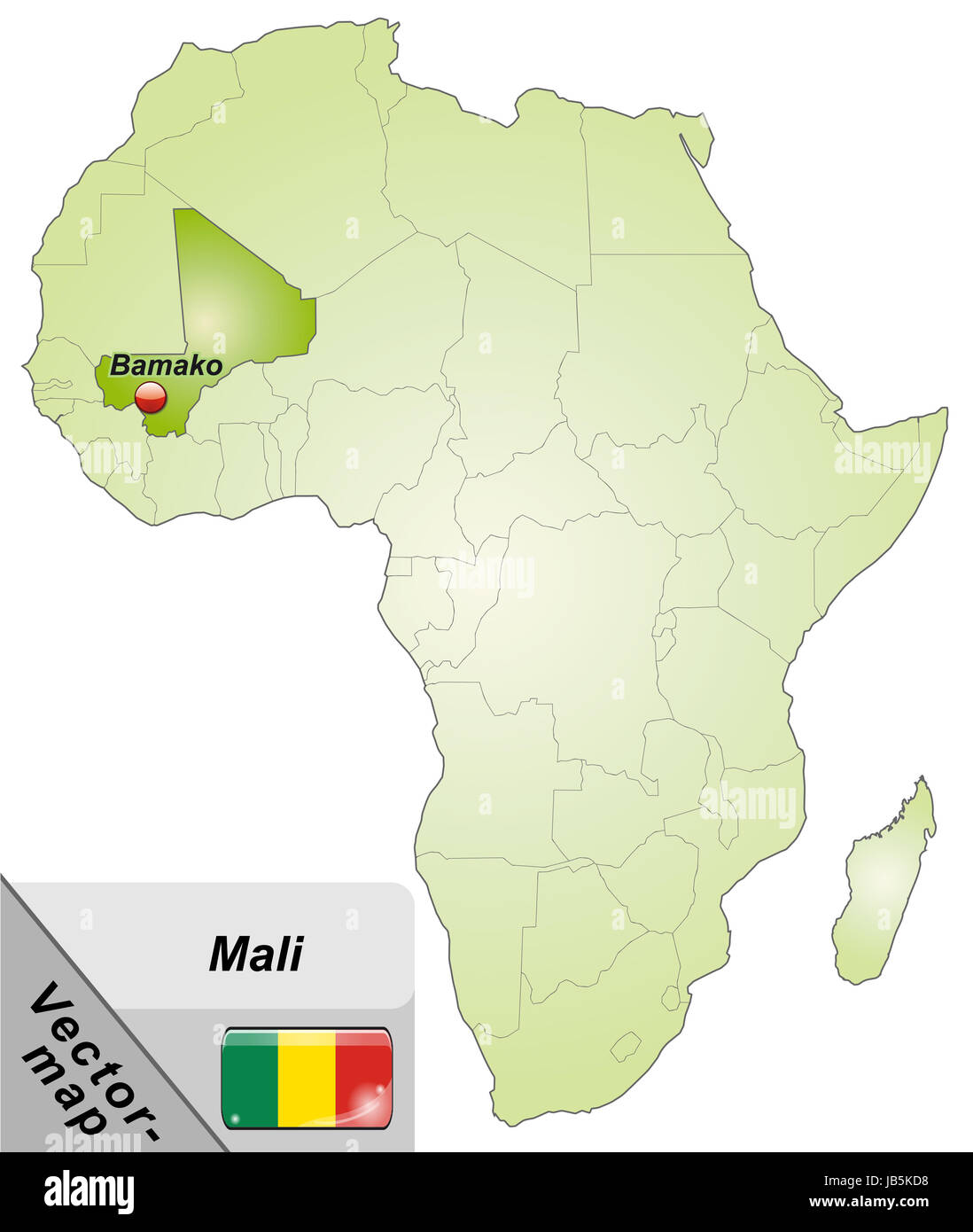 Mali landkarte hi-res stock photography and images - Alamy