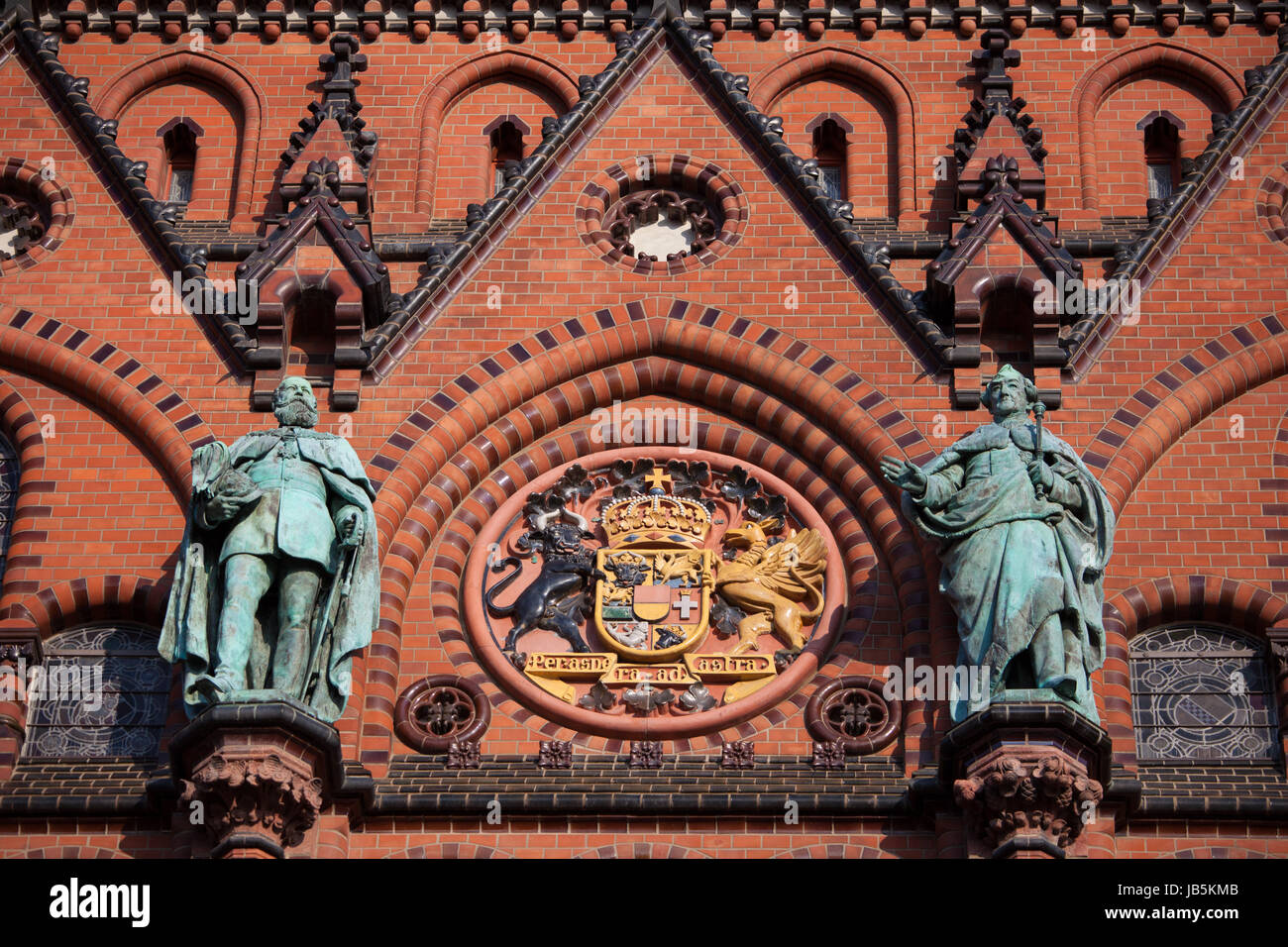 Hanseatic city style of construction Stock Photo - Alamy