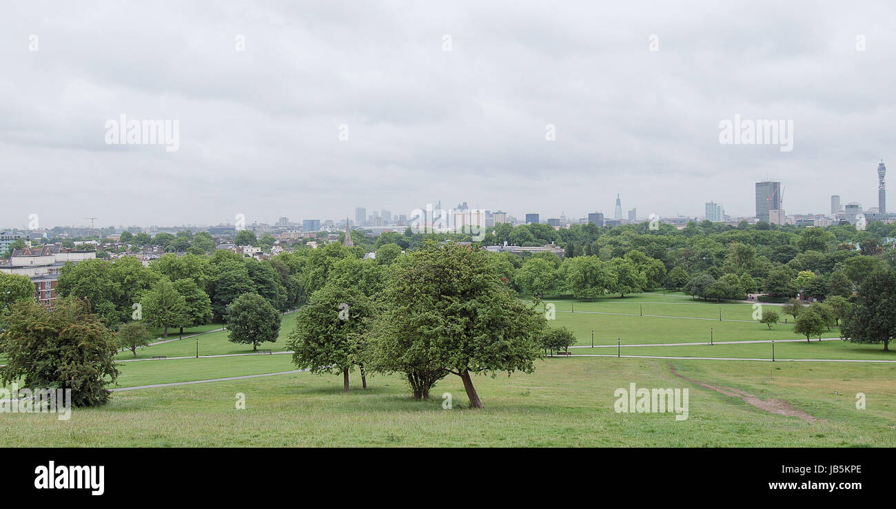 Primrose Hill park in London England UK Stock Photo - Alamy