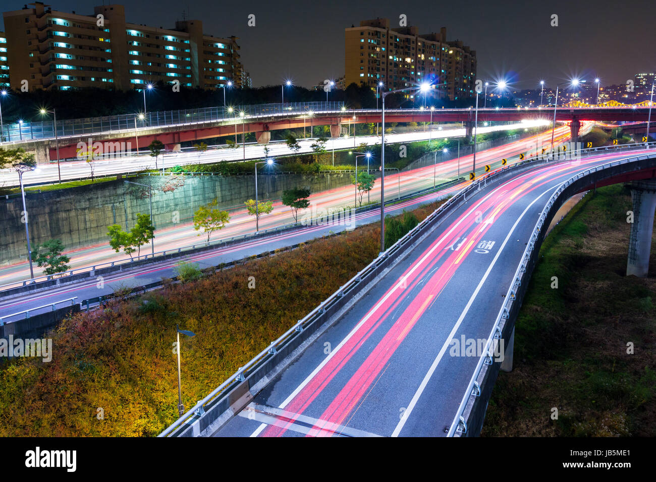 Transportation system in Seoul Stock Photo - Alamy