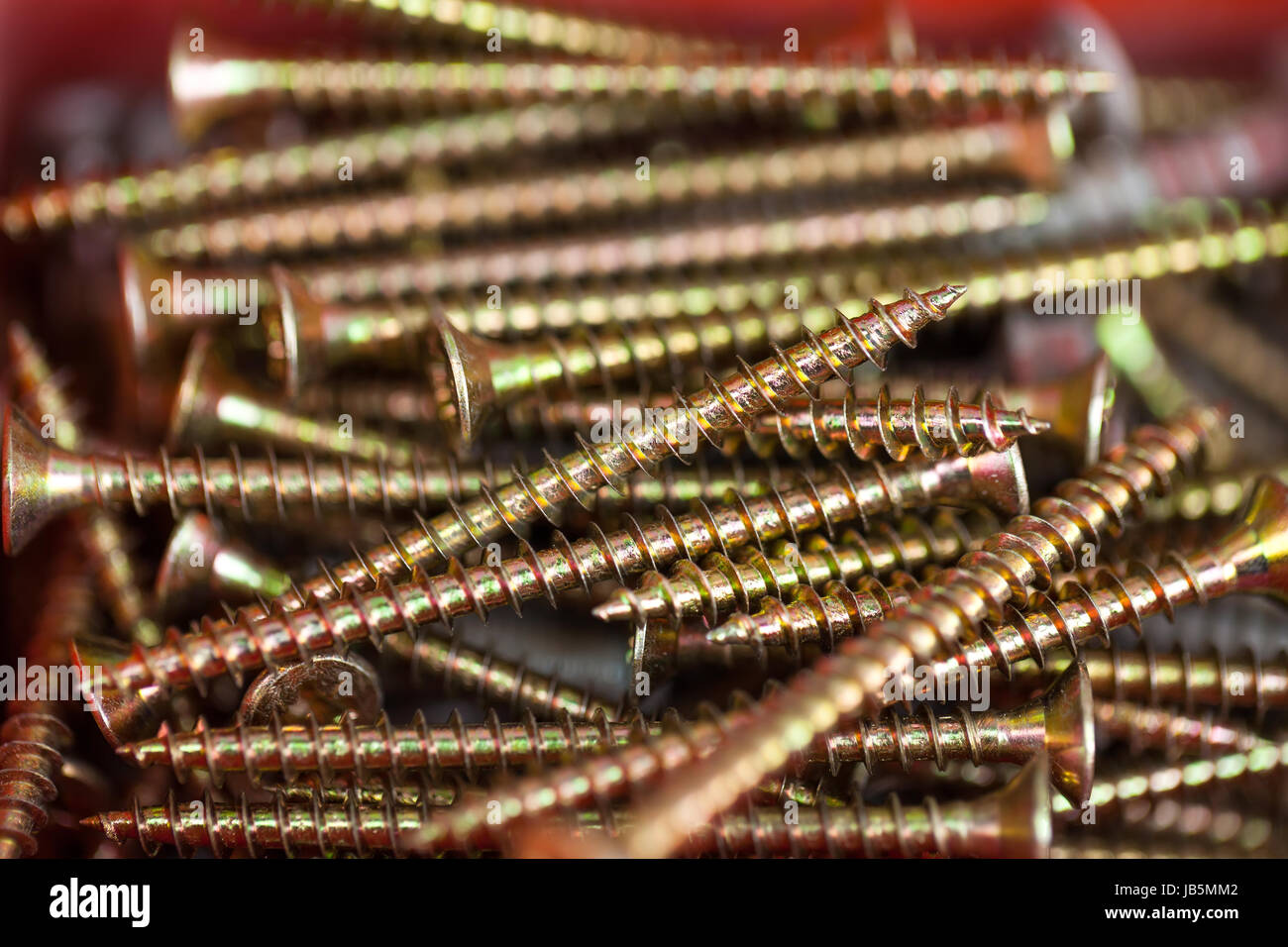 Close up picture of a stack steel nails, construction supplies Stock ...