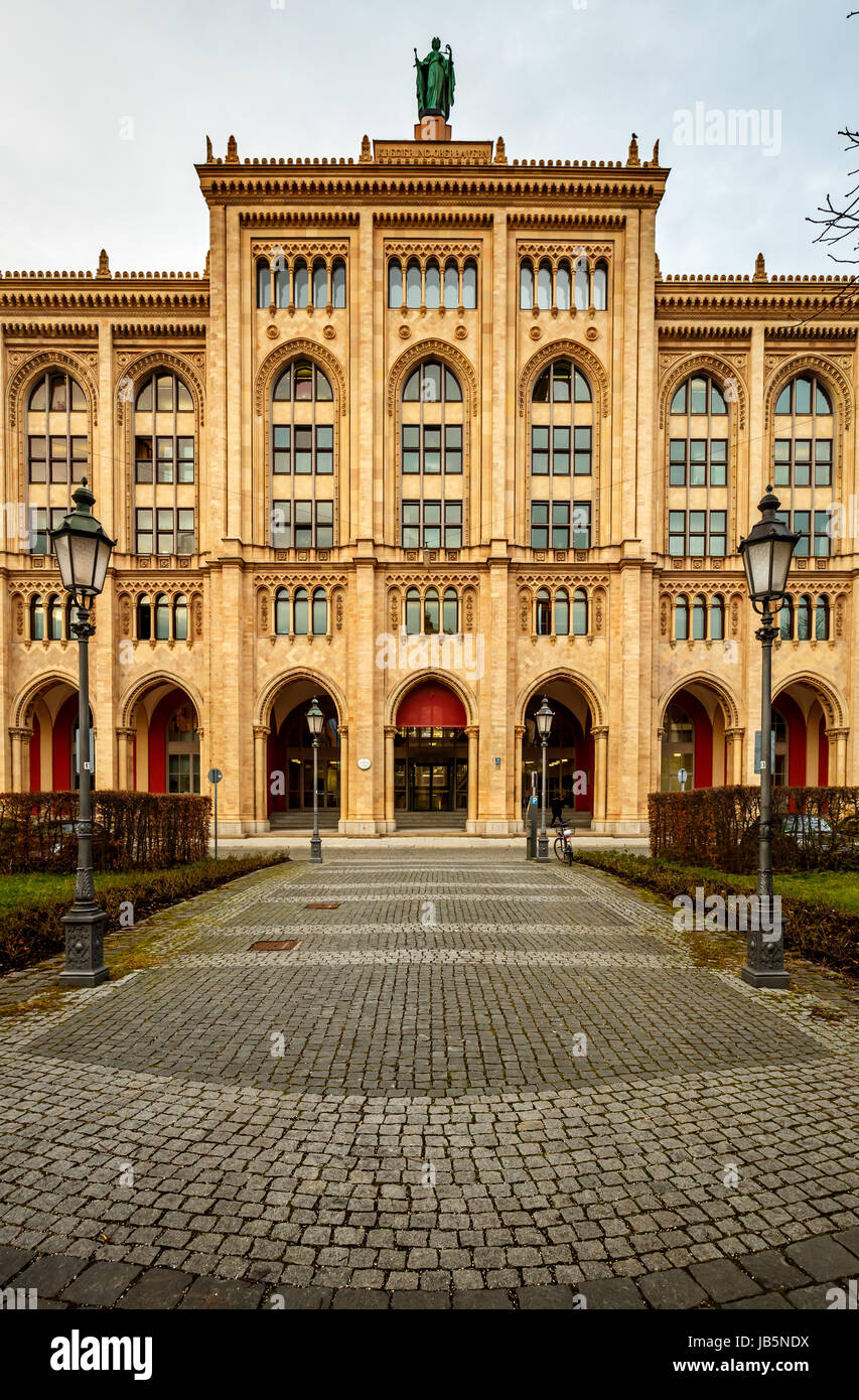 Facade of Government Building of Upper Bavaria at Maximilian Street ...