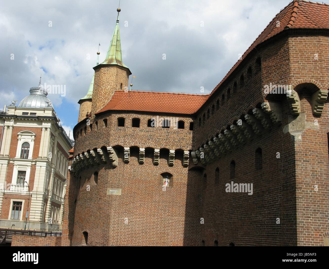 Barbakan in Krakow Stock Photo - Alamy