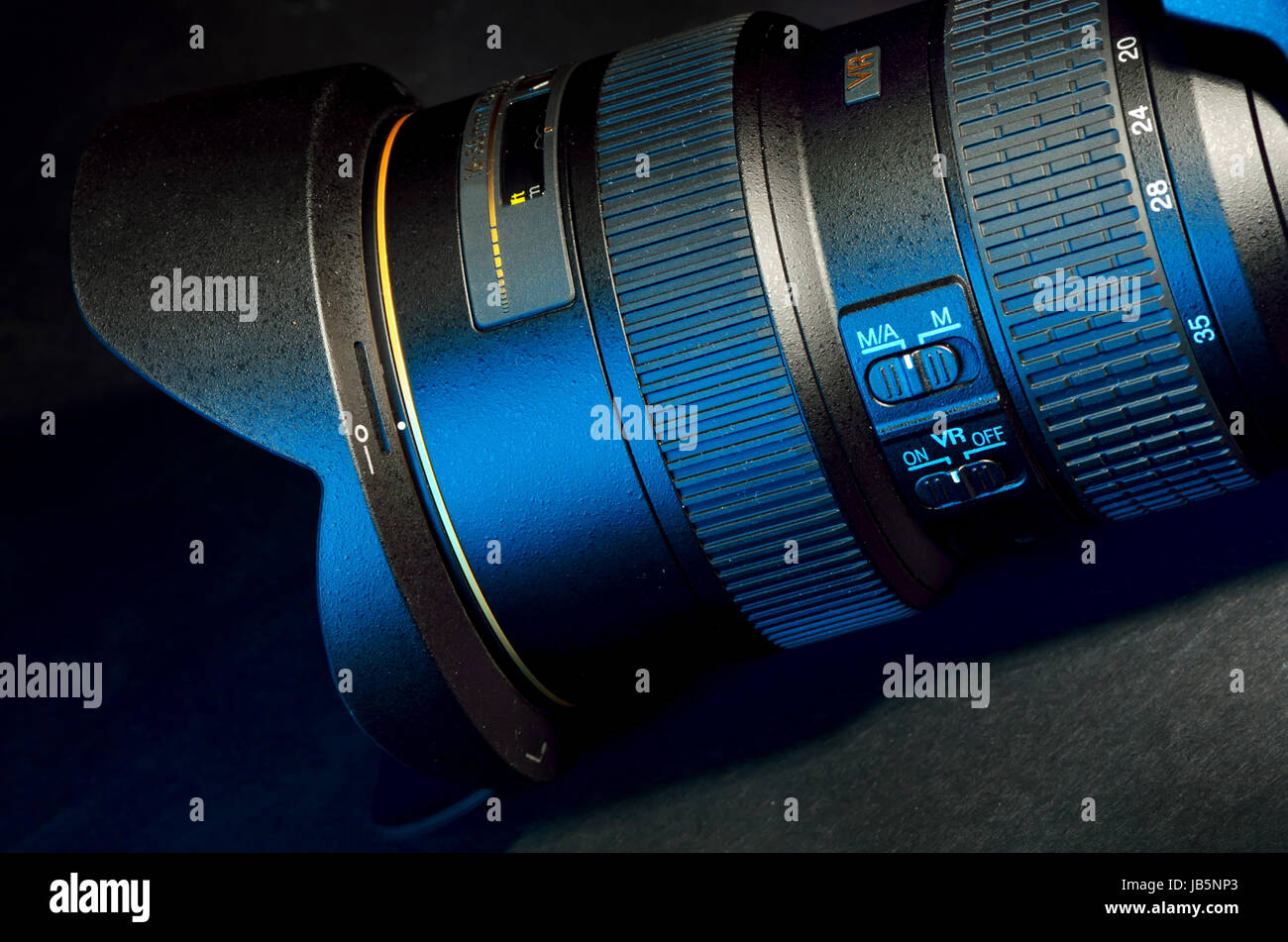 dslr professional lens shoot in studio Stock Photo - Alamy