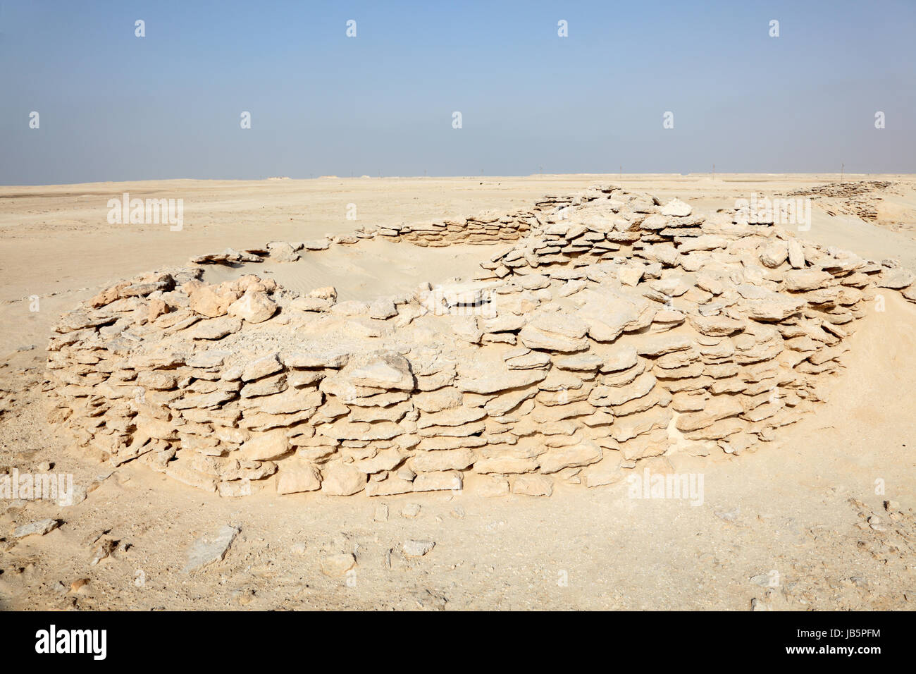 The Zekreet Fort Ruins in Qatar, Middle East Stock Photo - Alamy