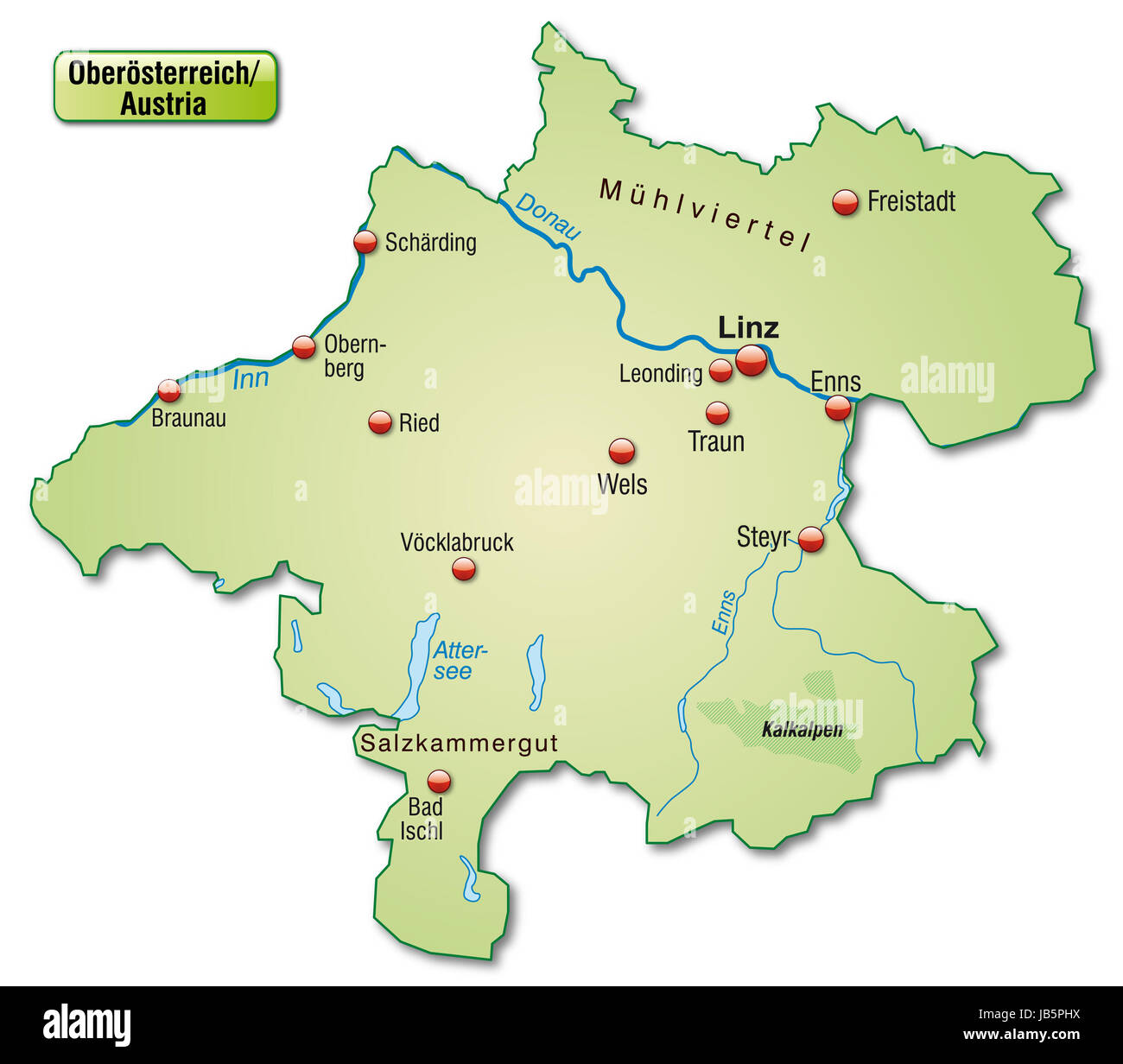 Leonding karte hi-res stock photography and images - Alamy