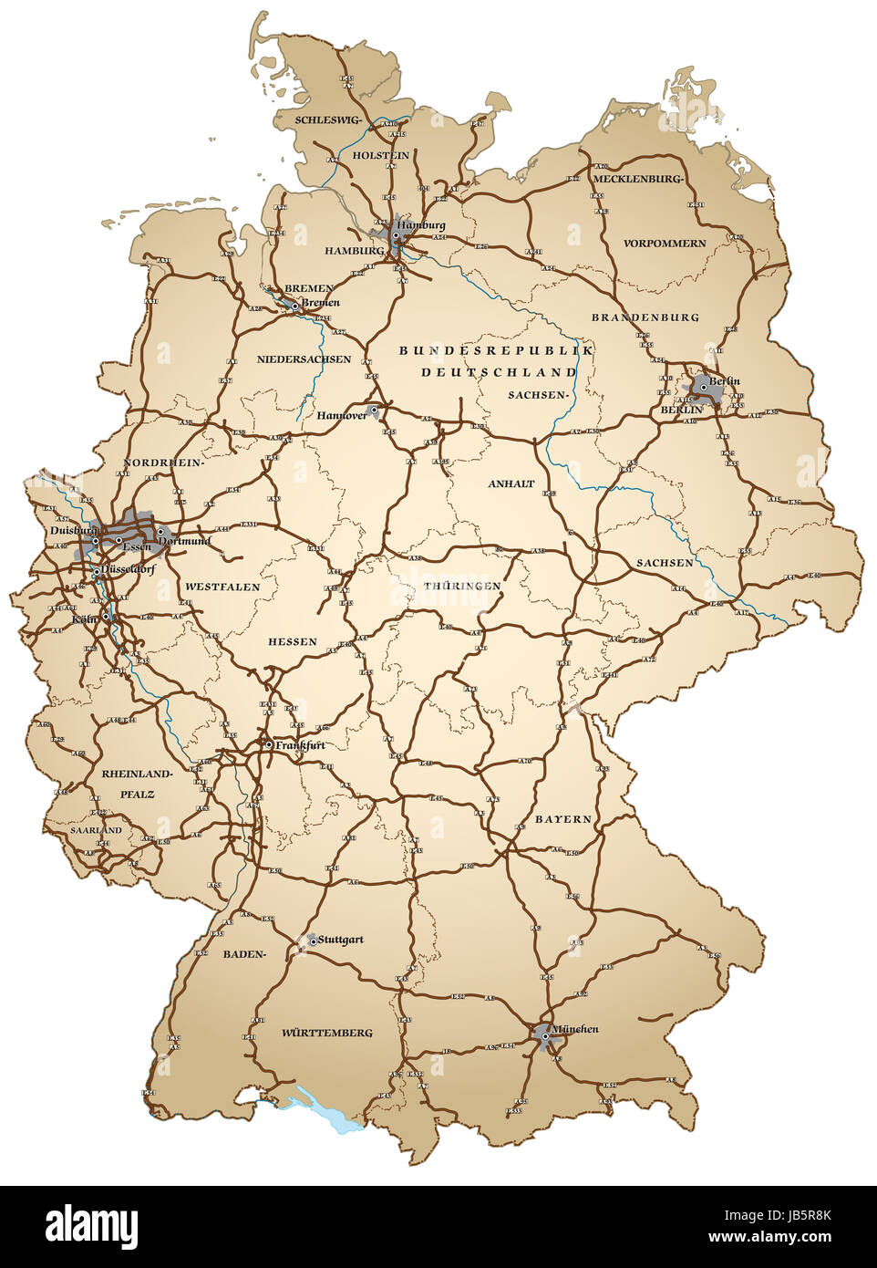 Die Karte ist im altertümlichen Stil gestaltet enthält alle wichtigen ...