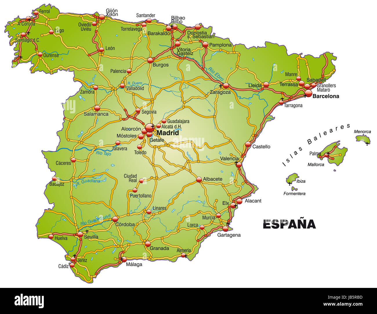 Bilbao karte hi-res stock photography and images - Alamy