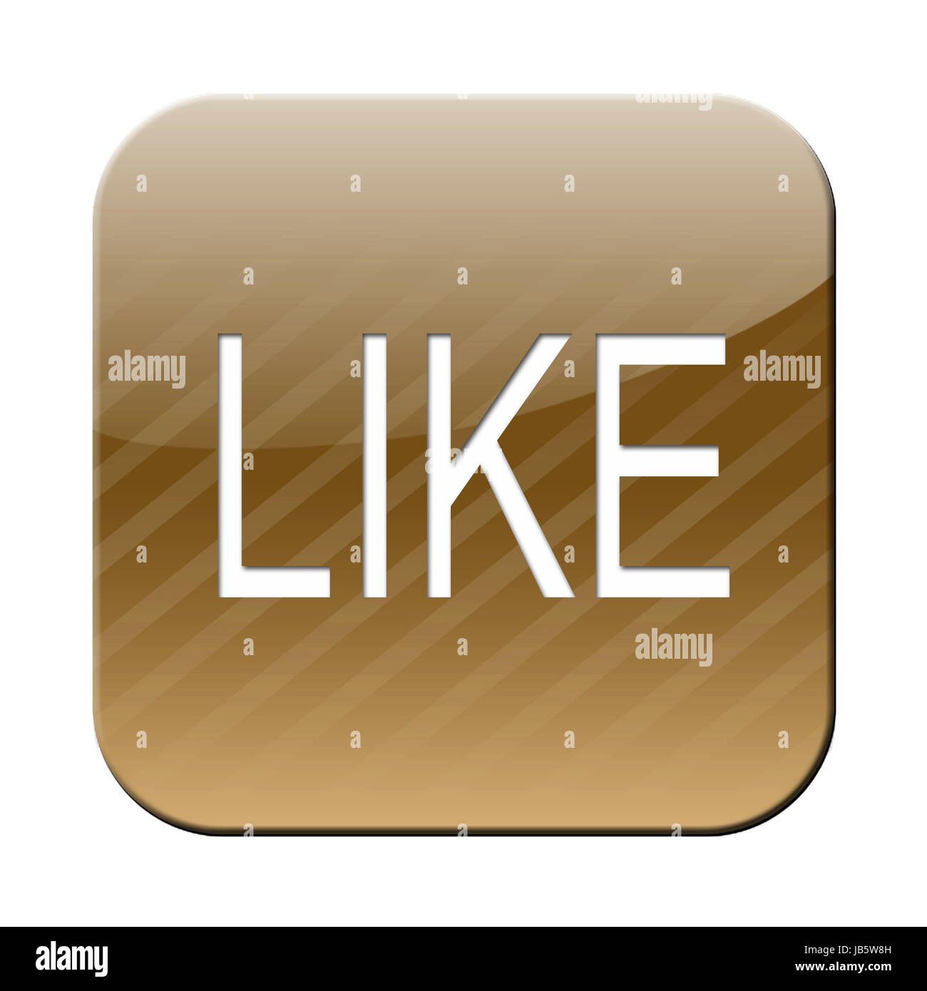Facebook like button Cut Out Stock Images & Pictures - Alamy