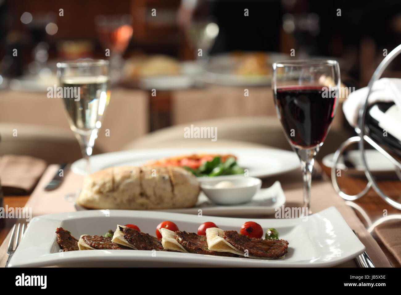 Elegant dish of meat balls in a luxury restaurant Stock Photo - Alamy
