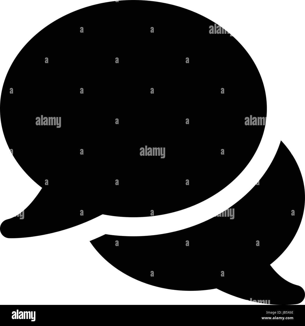 talk chat bubbles Stock Vector Image & Art - Alamy