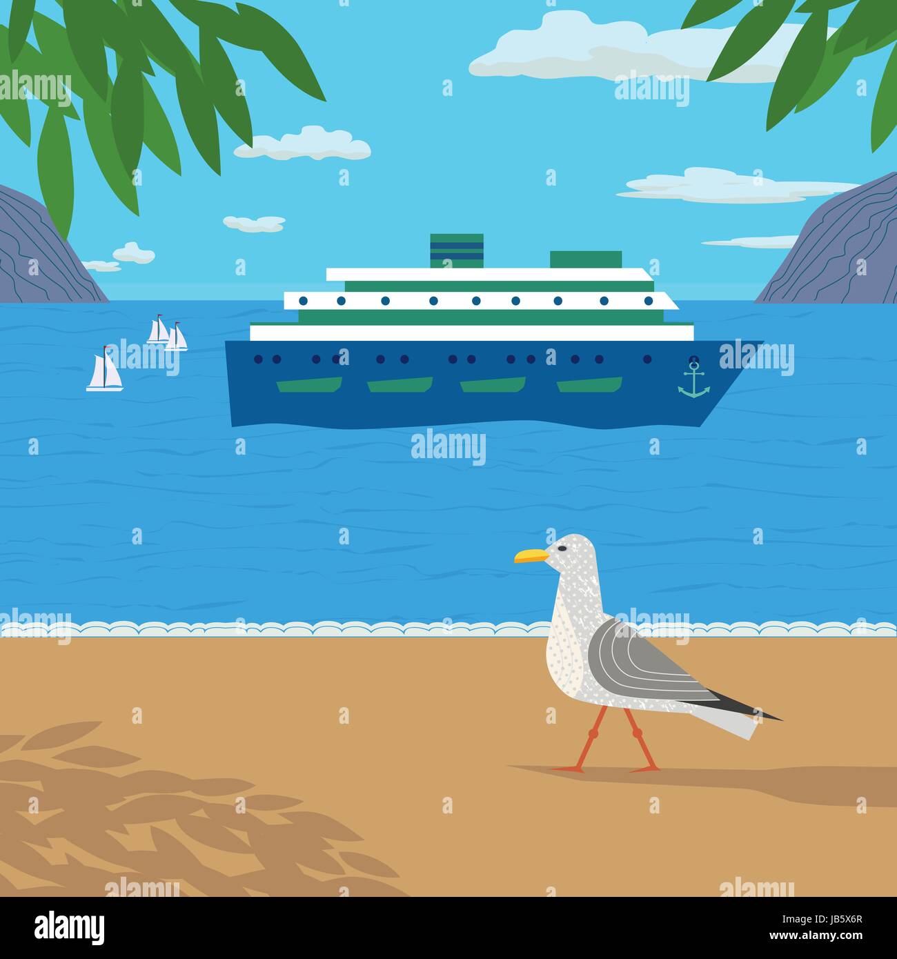 Nautical poster concept Stock Vector Image & Art - Alamy