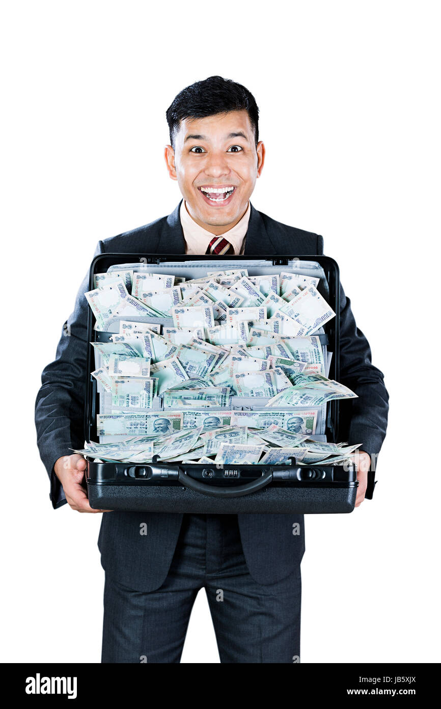 Open briefcase money hi-res stock photography and images - Alamy