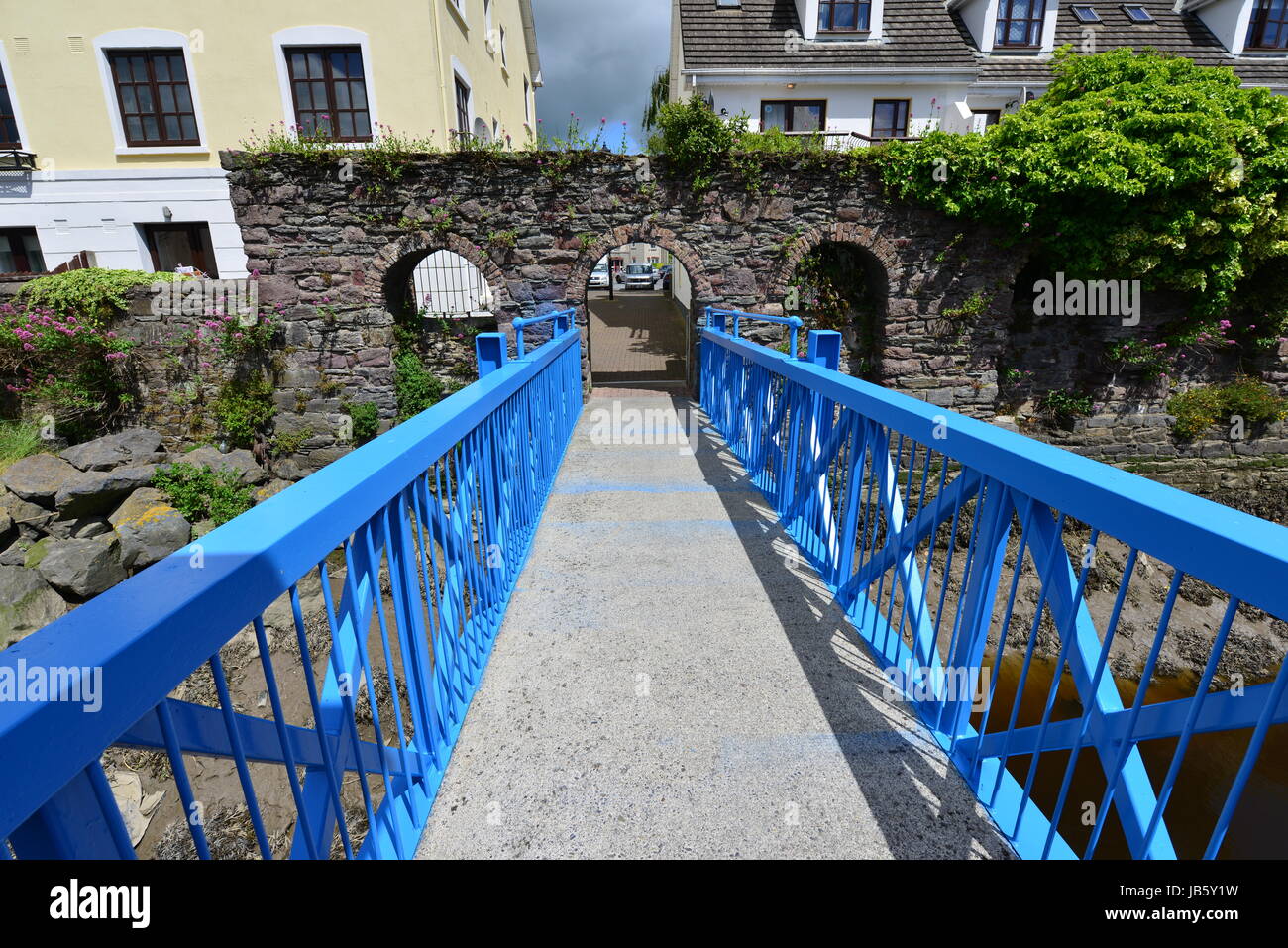A concrete based bridge crossing the River Suir in Waterford Stock ...