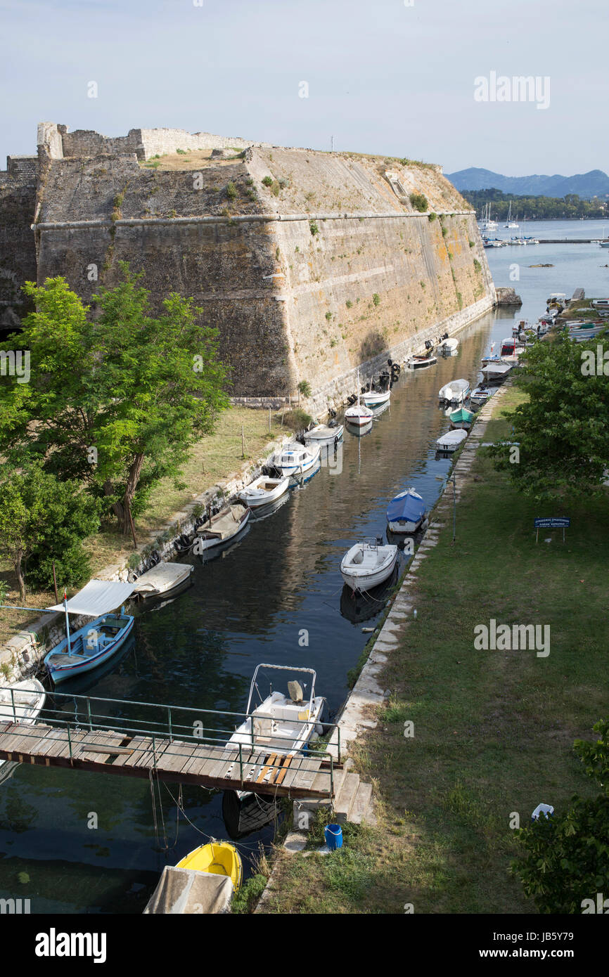 corfu yacht club and marina Stock Photo - Alamy