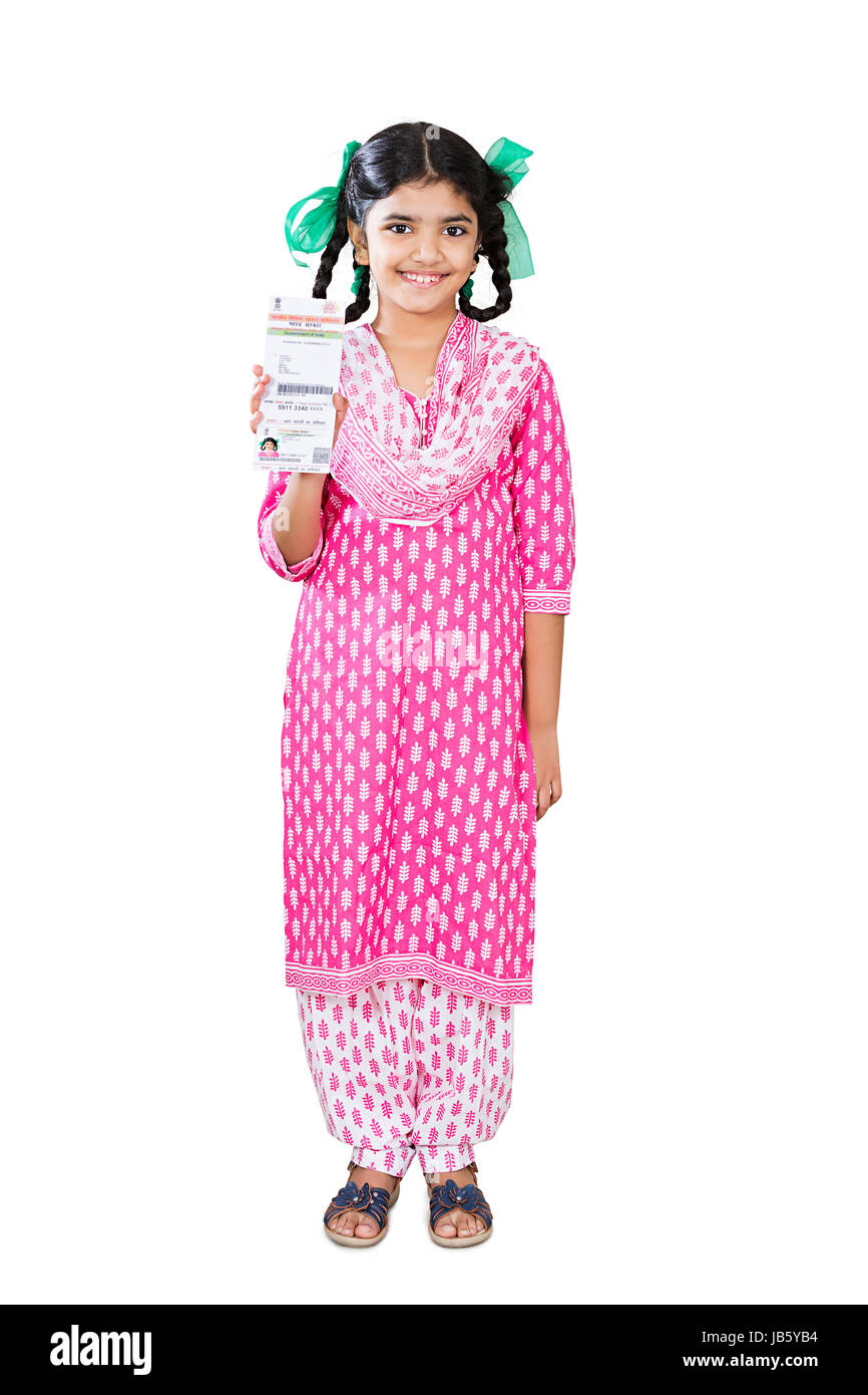 Indian identity card Cut Out Stock Images & Pictures - Alamy