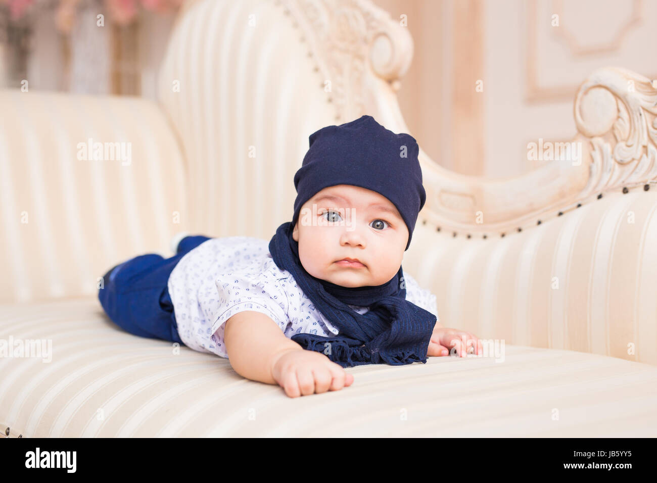 baby boy, 3 months old Stock Photo - Alamy