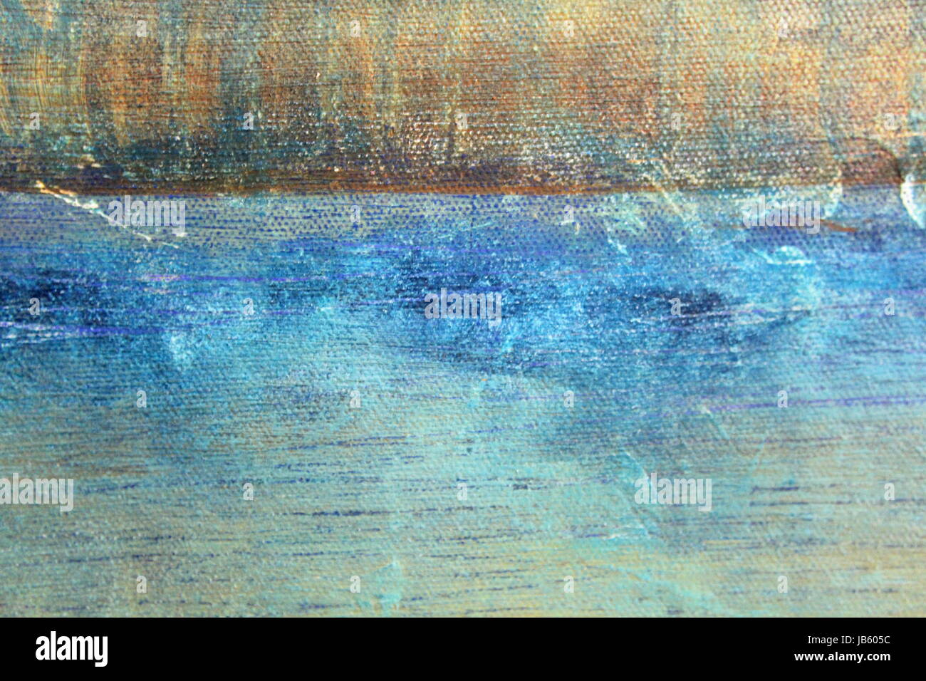 Blue Green Paint Textures on Canvas Stock Photo - Alamy