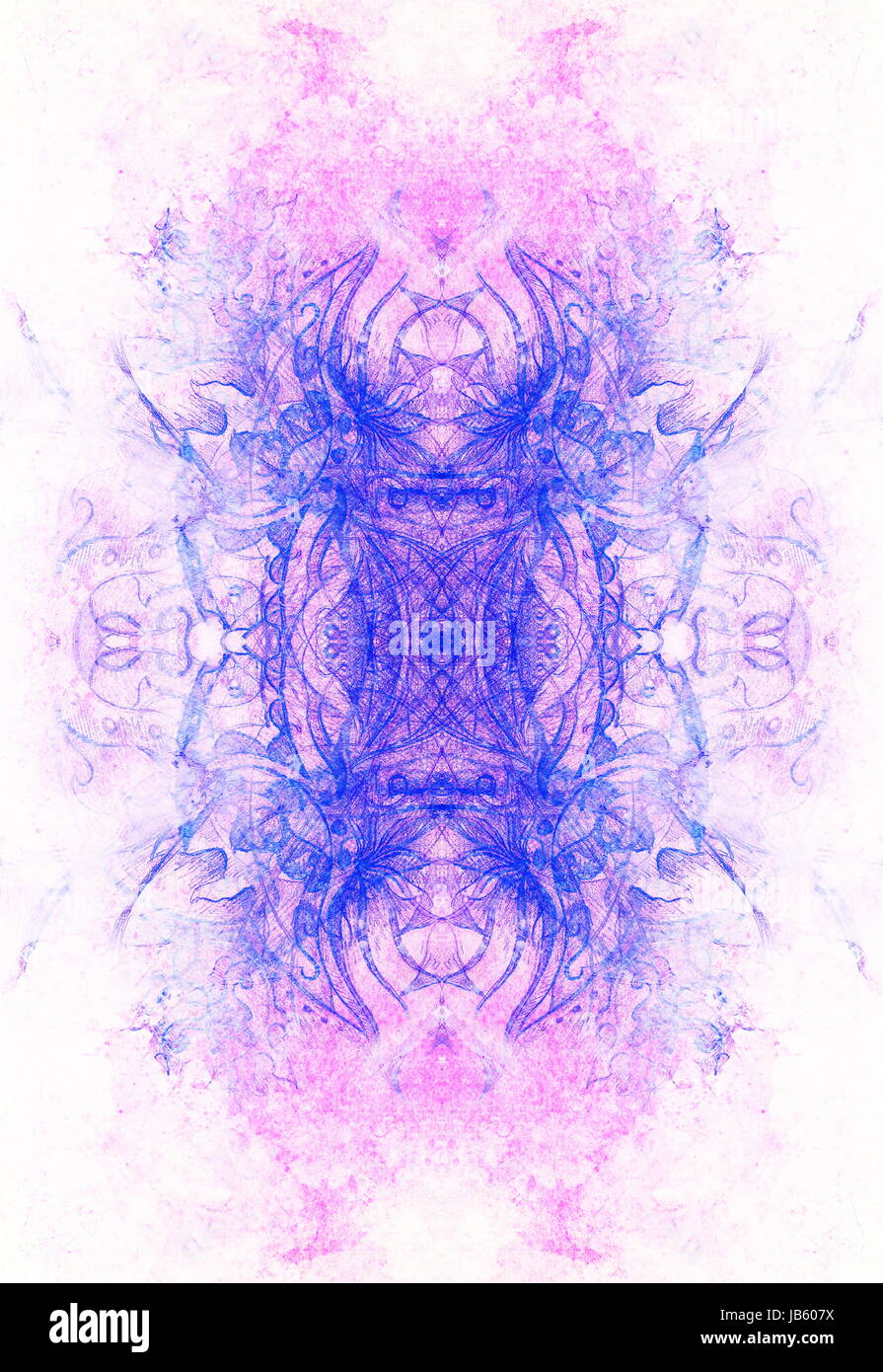 floral ornamental structure with filigrane pattern mandala on abstract ...