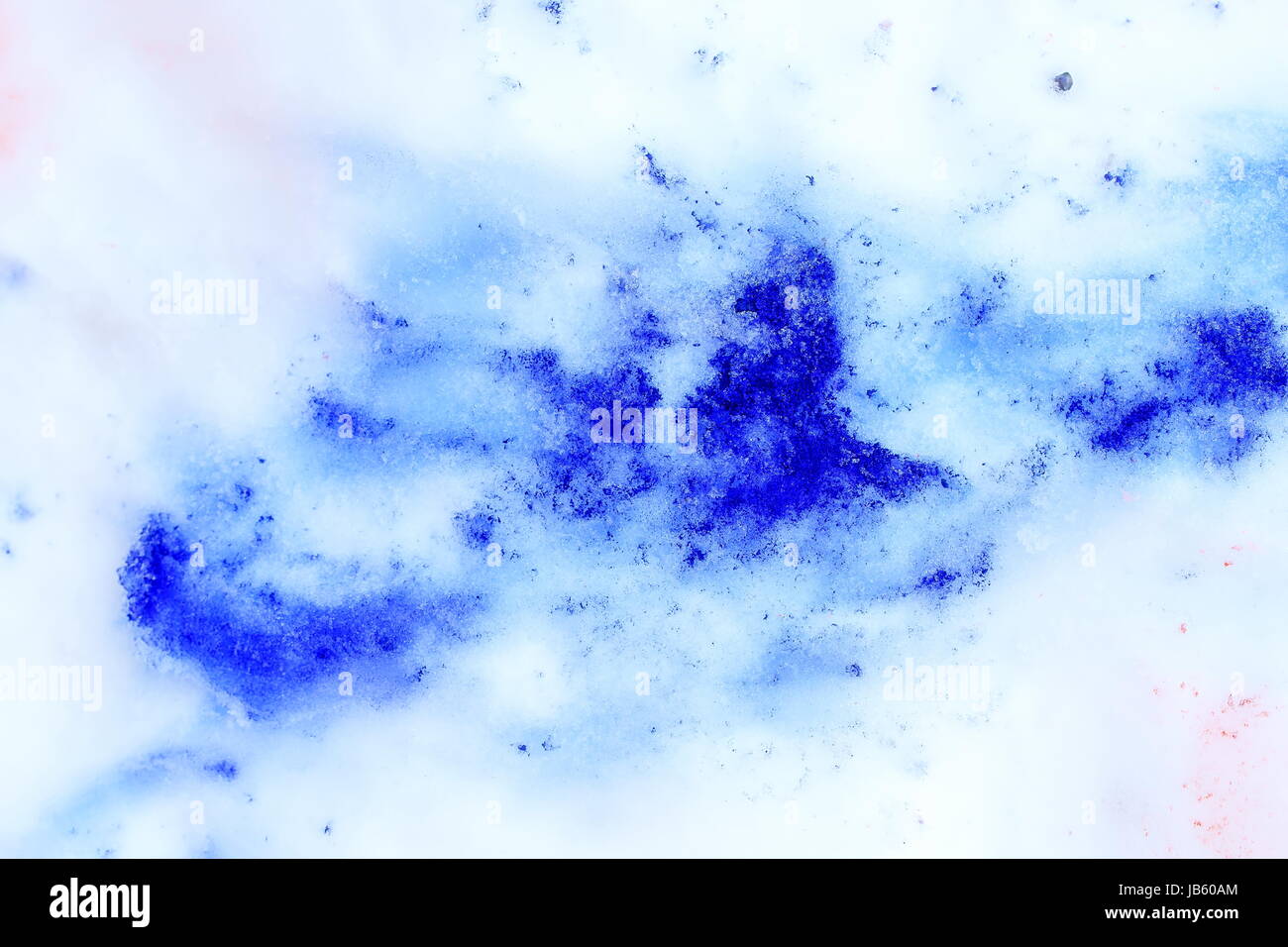 Beautiful Color Snow. Detail structure in snow Stock Photo - Alamy