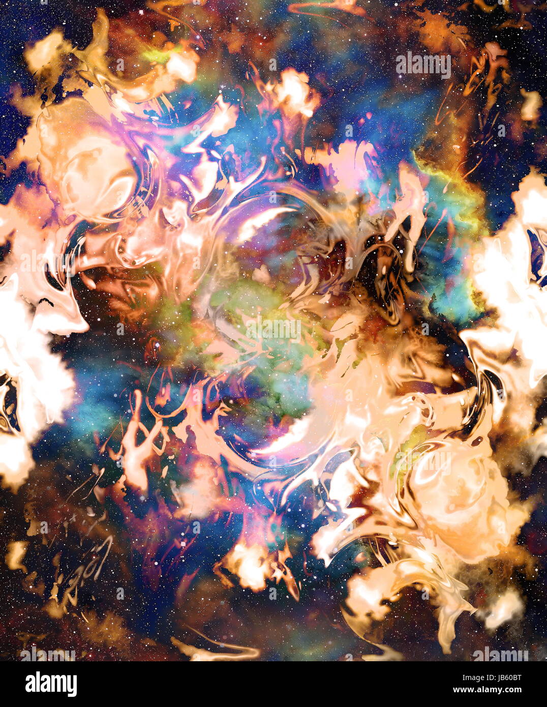 Fire flame in space. Cosmic space and stars, color cosmic abstract background Stock Photo - Alamy