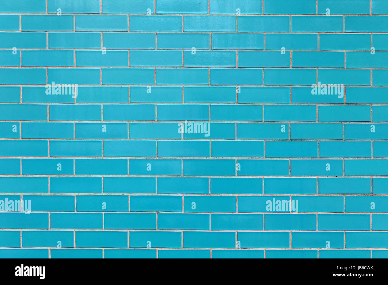 Blue brick tiles wall background pattern Stock Photo - Alamy