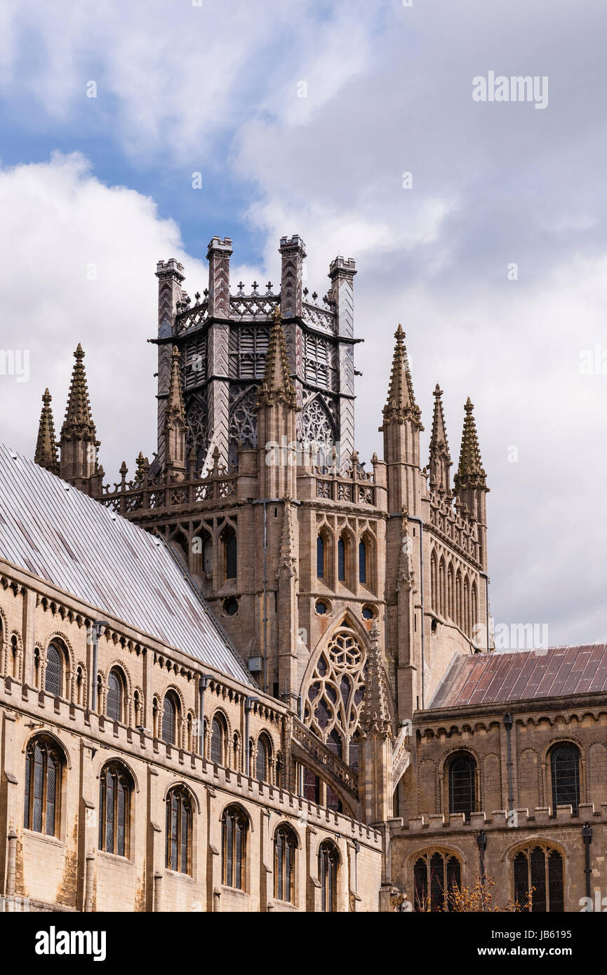 Ely Cathedral in Ely , Cambridgeshire , England , Britain , Uk Stock ...
