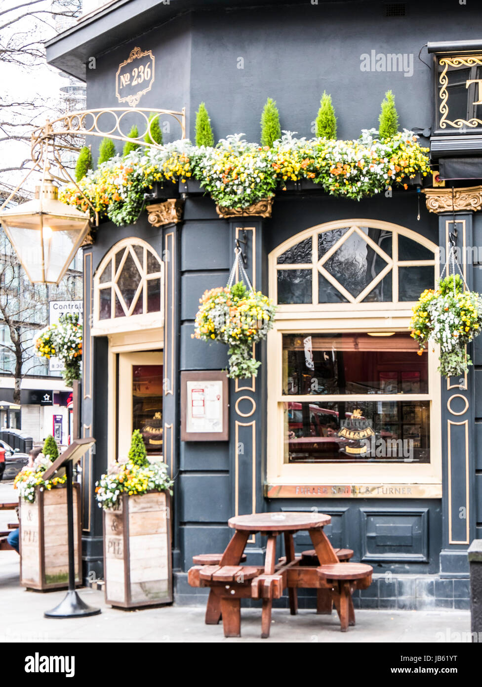 outside view of pub in London Stock Photo - Alamy