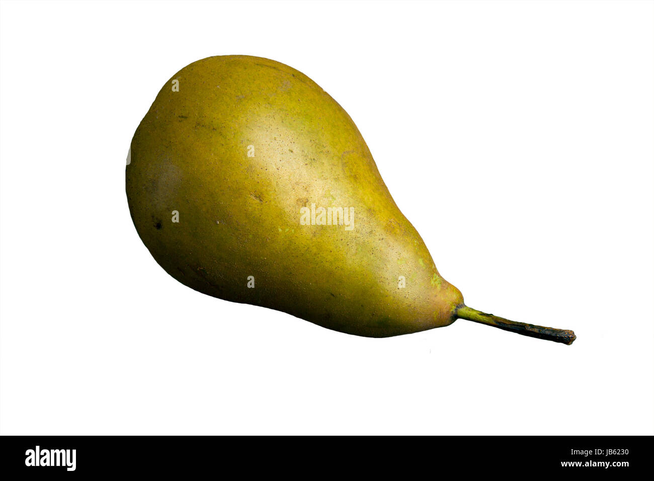 Fruits - single whole pear isolated on white background Stock Photo - Alamy