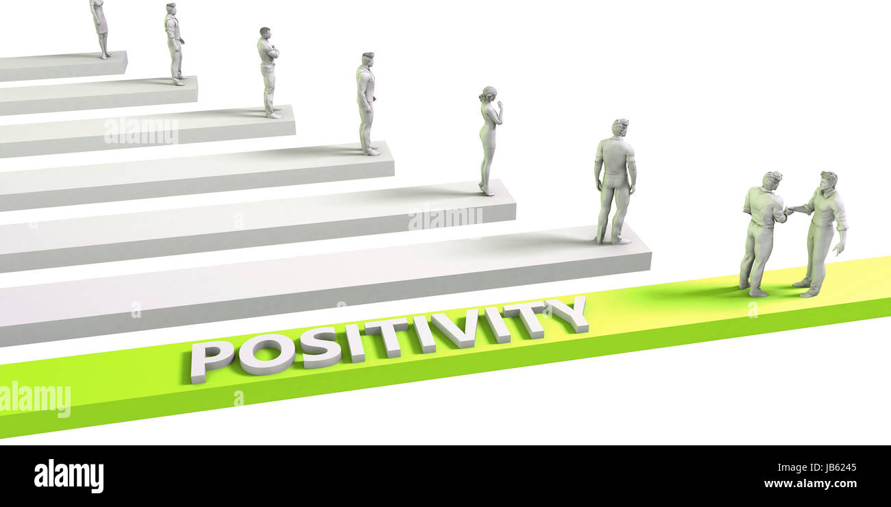 Positivity Mindset for a Successful Business Concept Stock Photo - Alamy
