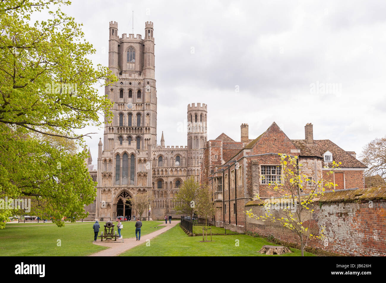 Ely Cathedral in Ely , Cambridgeshire , England , Britain , Uk Stock ...