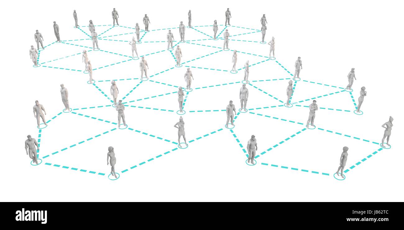 Social Circle Network as a Media Concept Stock Photo - Alamy